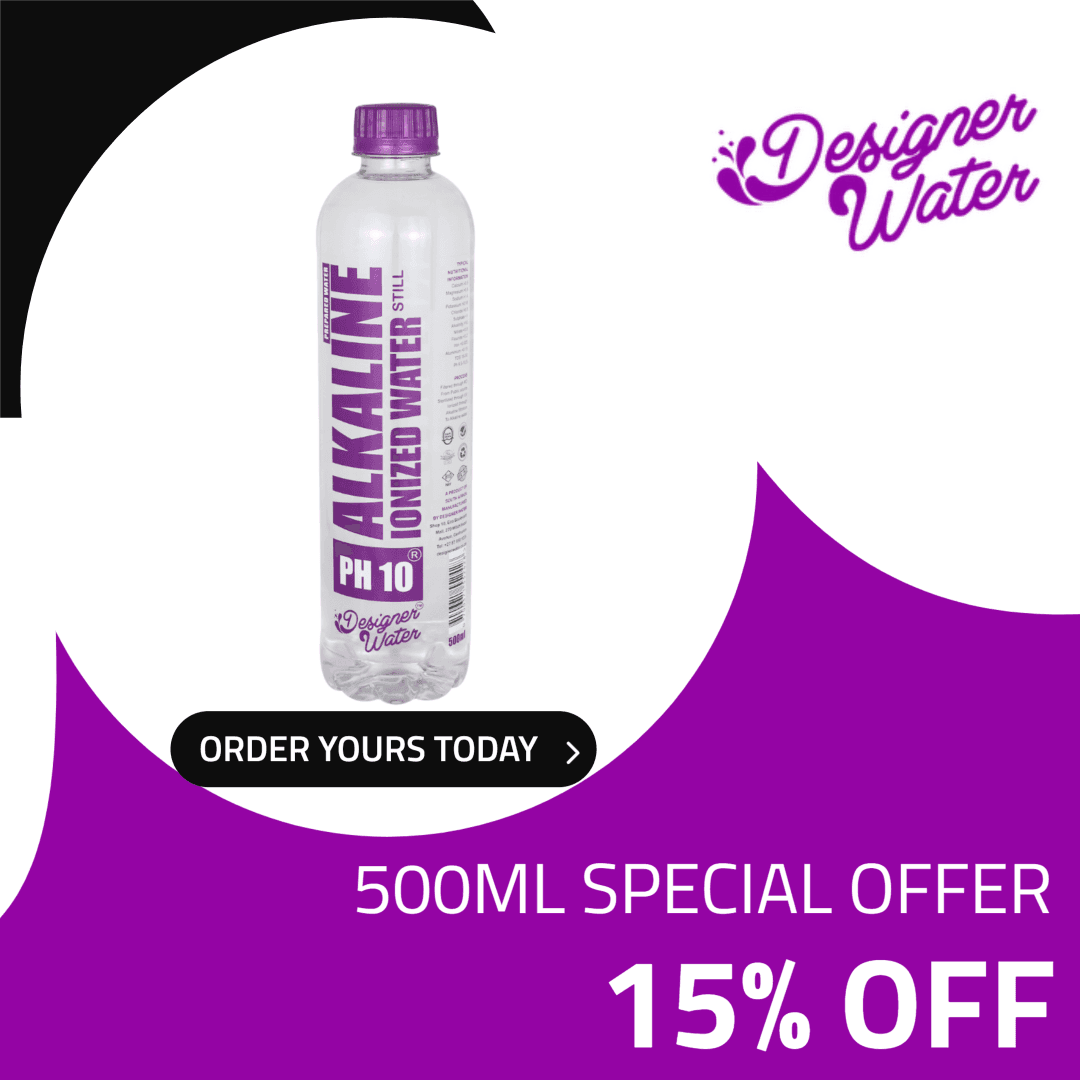 Alkaline bottled water, Designer Water alkaline water range