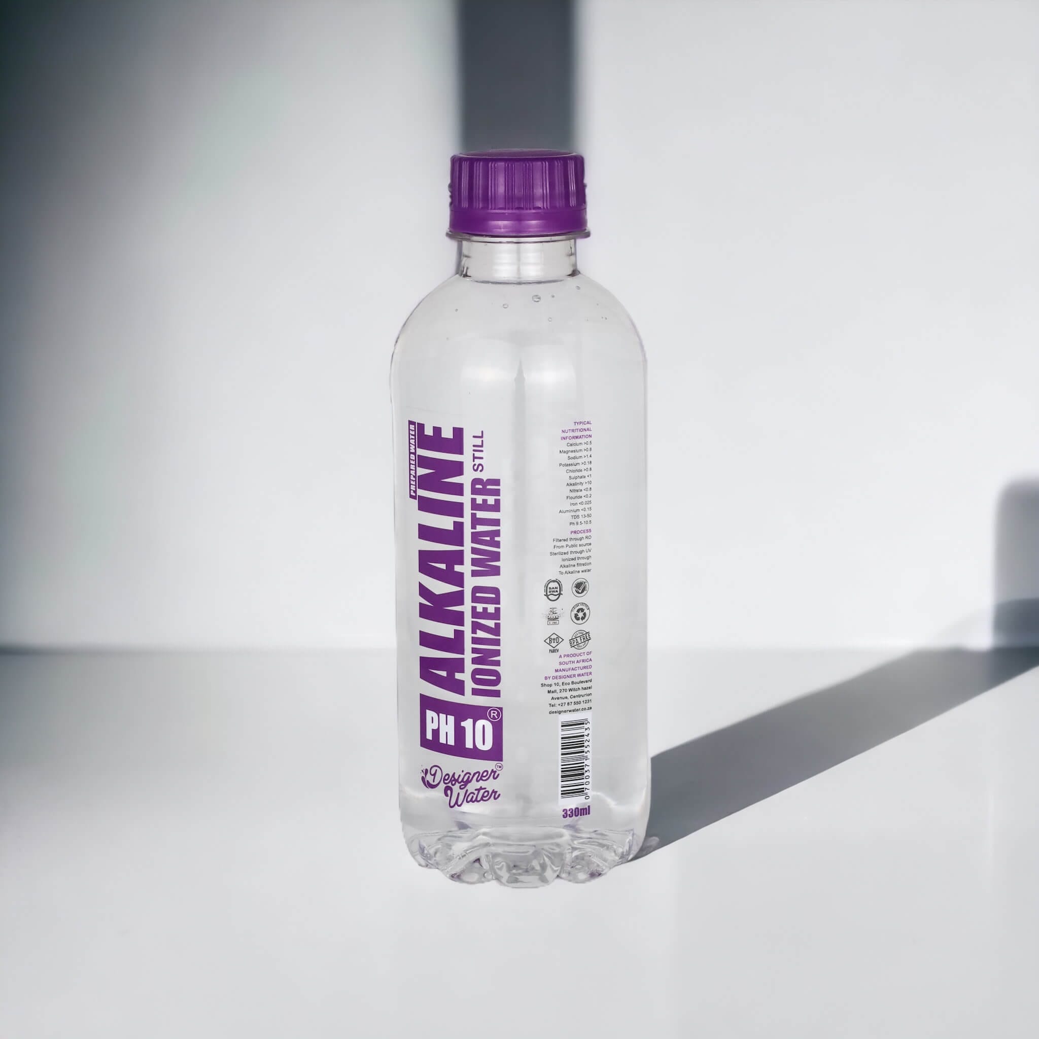 330ml Designer Water Alkaline Water pH10 South Africa