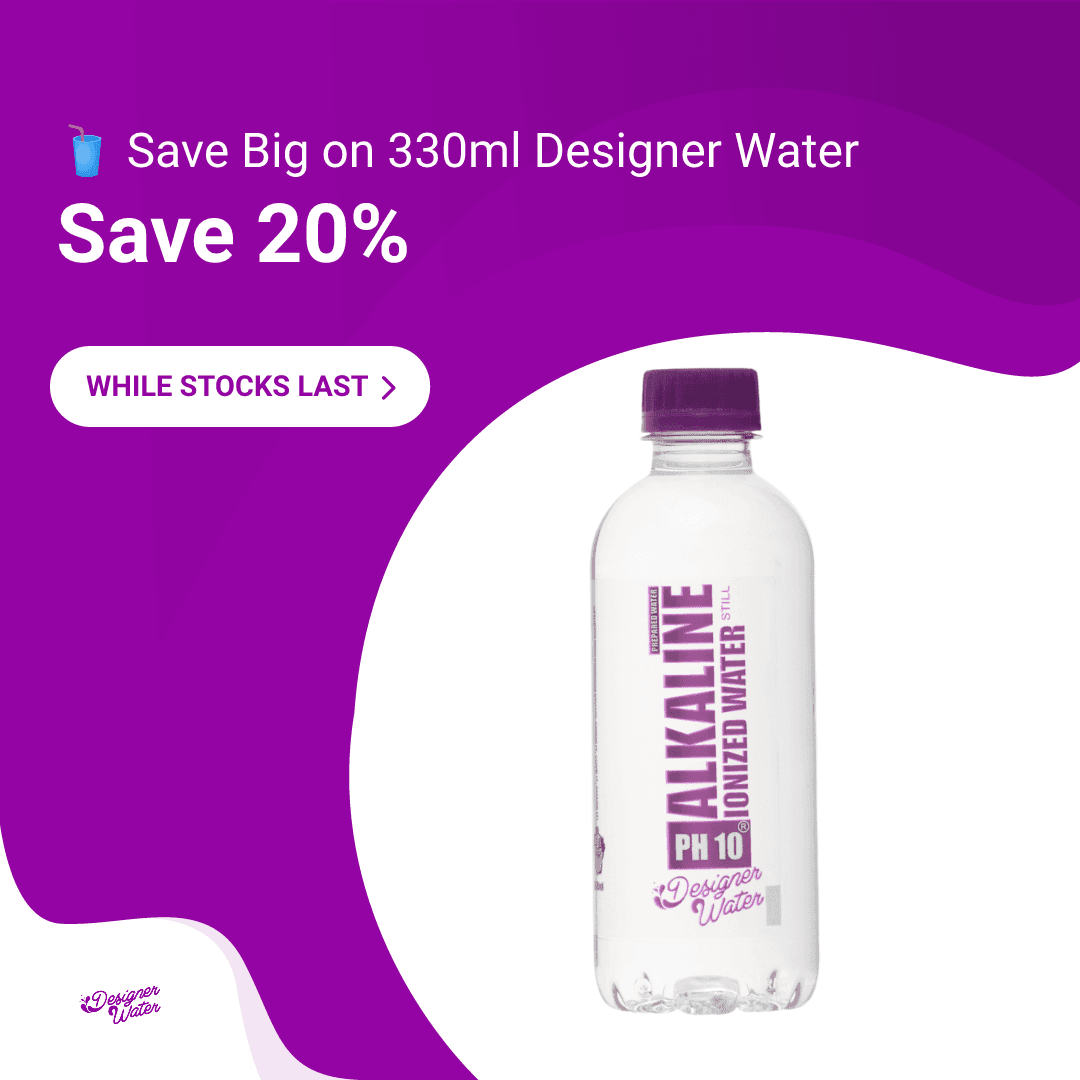 Alkaline bottled water, Designer Water alkaline water range